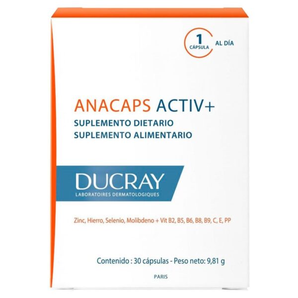 Anacaps activ+ cápsula suplemento dietético